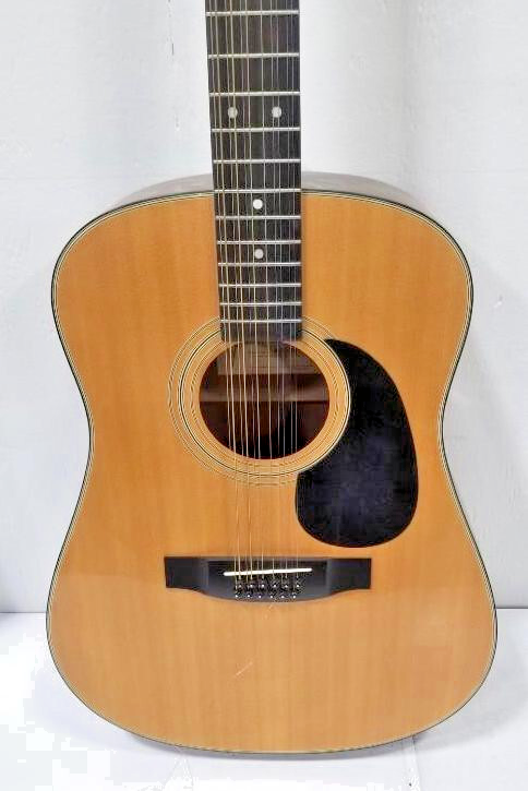 Alvarez 5214 12-String Acoustic Guitar ~ Small Bridge Crack * see photo ...
