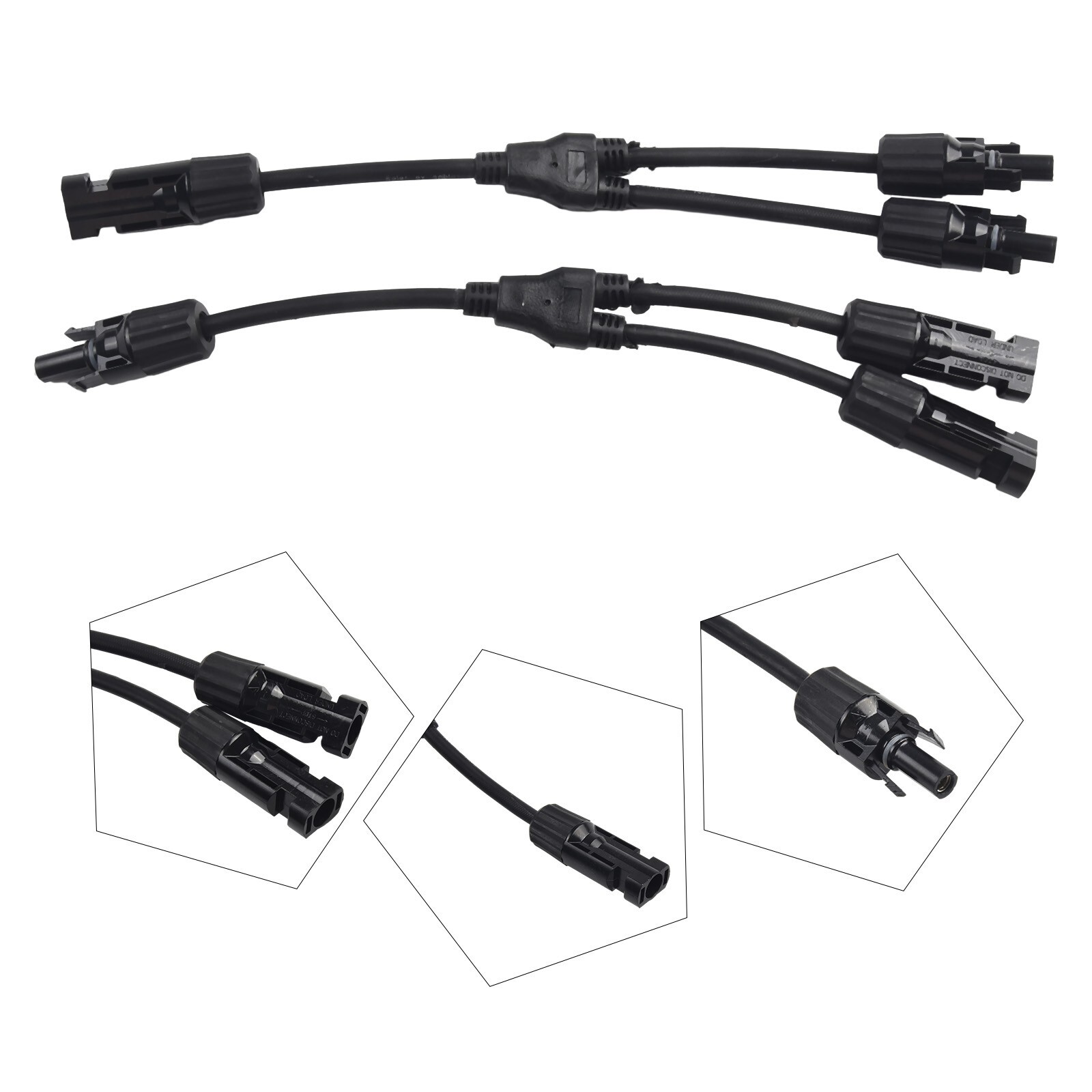 Solar Panel Connector Parts Replacement Three-way Y Connectors ...