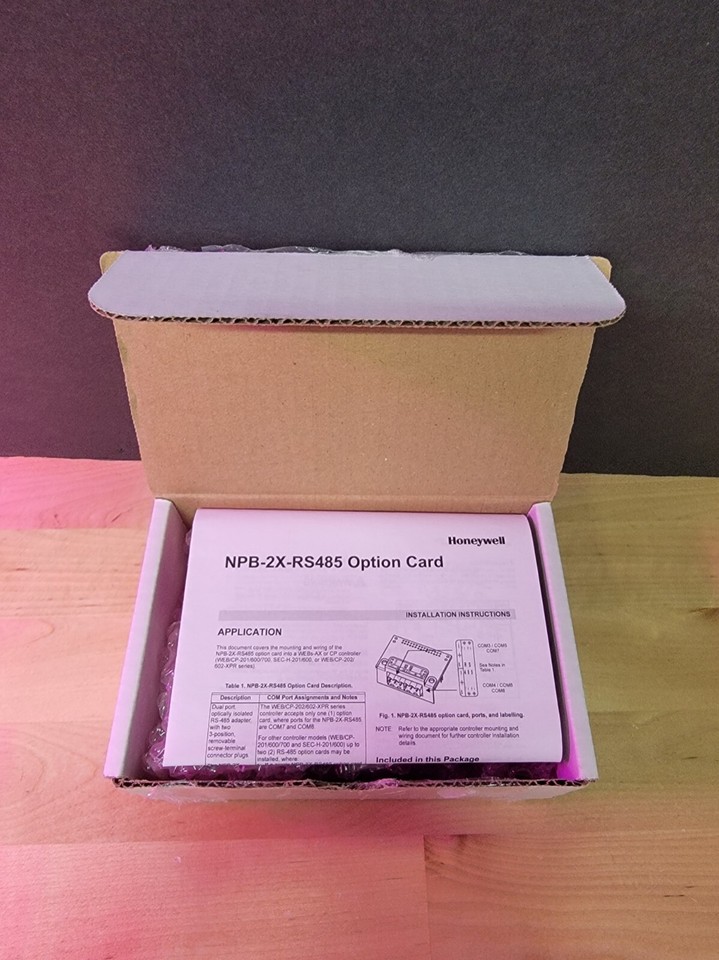 Tridium Niagara Honeywell Johnson Controls NPB-2X-RS485 Option Card for ...