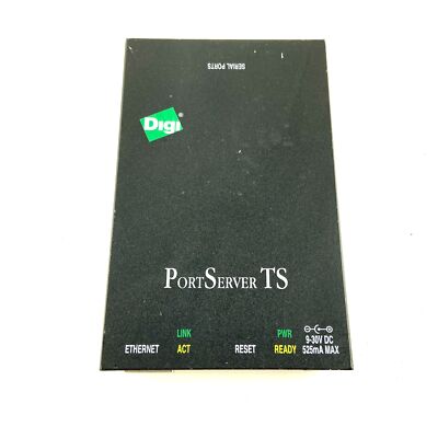 Digi PortServer TS RS-232 Serial to Ethernet Device Server Black 4 ...