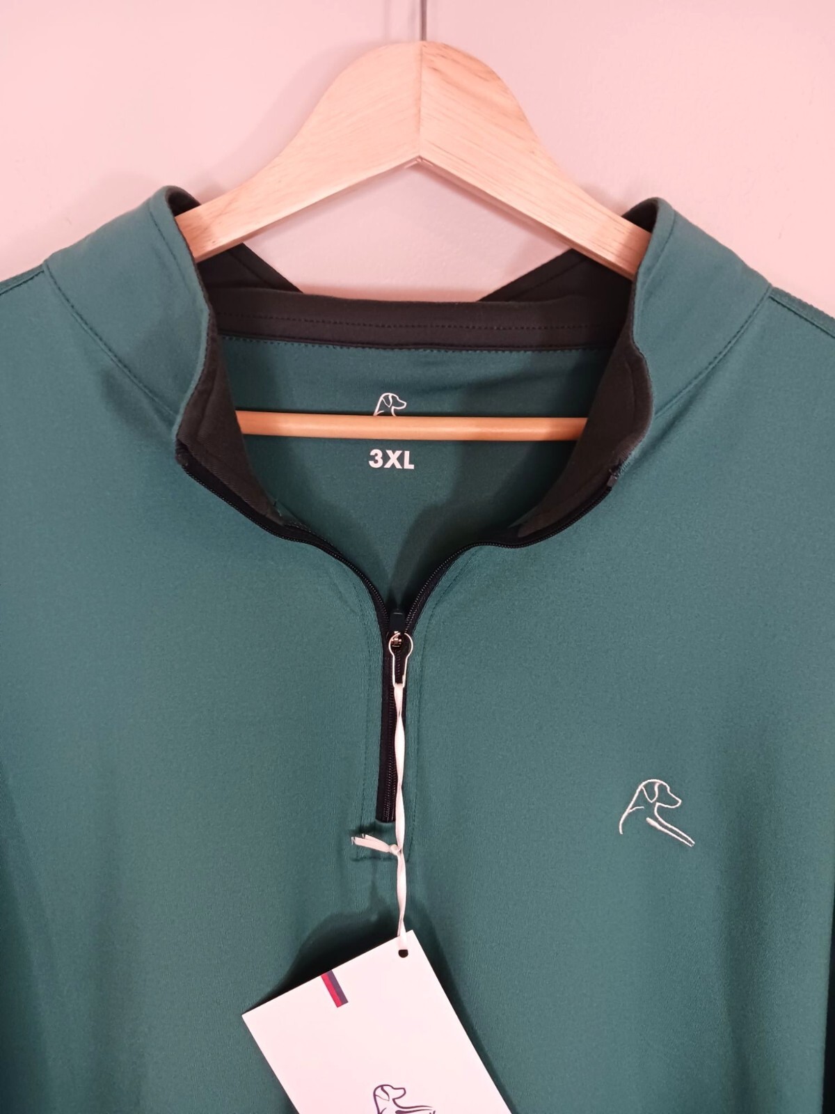 Rhoback Golf Men's Performance Q-Zip 1/4 Zip Pullover Green Size 3XL ...