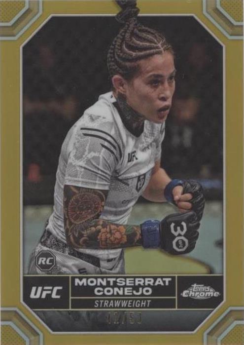 2024 Topps Chrome UFC - Montserrat Conejo #66 Gold Refractor /50 (RC ...