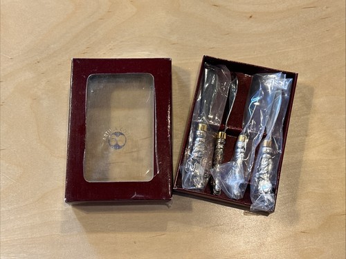 Arthur Court Cast Aluminum Cheese Spreaders Knives HORSE Design Set of ...