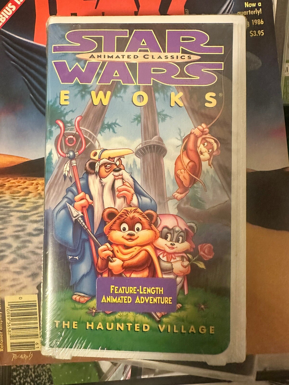 *SEALED* Star Wars Animated Classics - Ewoks: The Haunted Village (VHS ...