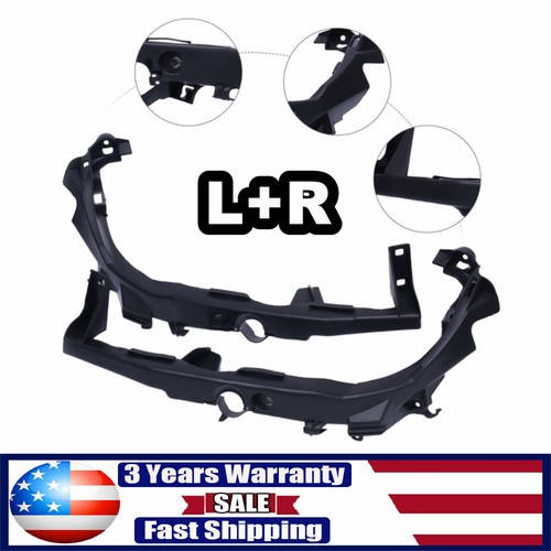 2pcs Headlight Brackets Driver + Passenger Side Fit BMW 323i 328i 335i ...
