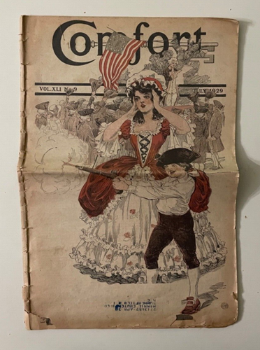 Vintage COMFORT MAGAZINE PUBLICATION July 1929 Life Nearly 100 Years ...