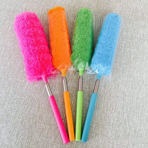 Extendable Cobweb Brush Long Magic Telescopic Handle Washable Feather ...