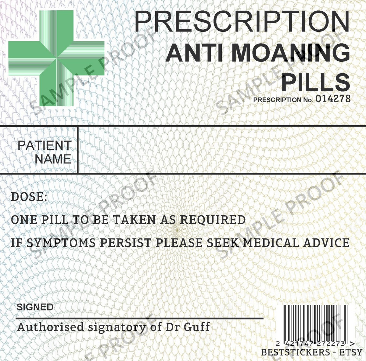 Funny Prescription Label Template FREE Prescription Templates Edit