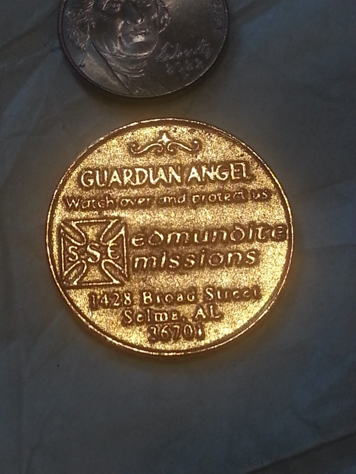 Guardian Angel Edmundite Missions Selma AL Token Coin | eBay