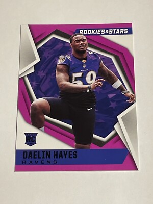 2021 Panini Rookies And Stars - Daelin Hayes - Purple - Ravens RC #200 ...