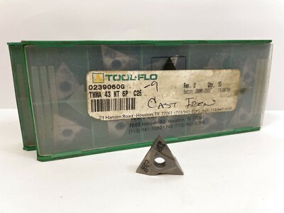 TOOL-FLO TNMA 43 NT 6P New Carbide Inserts Grade C25 11pcs | eBay