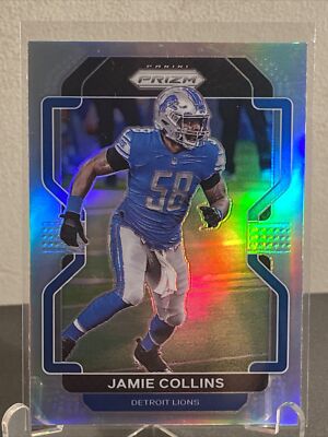 Jamie Collins 2021 Panini Prizm Silver Refractor No.152 Detroit Lions ...