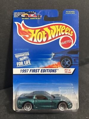 Hot Wheels 1997 First Editions ‘97 Corvette 11 Of 12 Cars Collectors ...