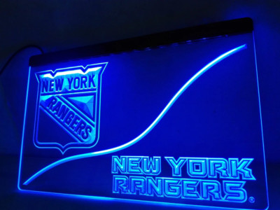 NEW YORK RANGERs Hockey Team Logo LED Neon Light Sign for sport bar pub ...