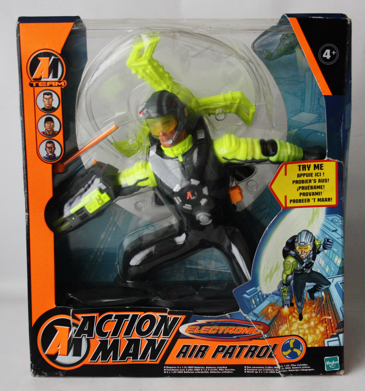 VERY RARE 2003 ACTION MAN AIR PATROL FIGURE HASBRO NEW SEALED MISB ...