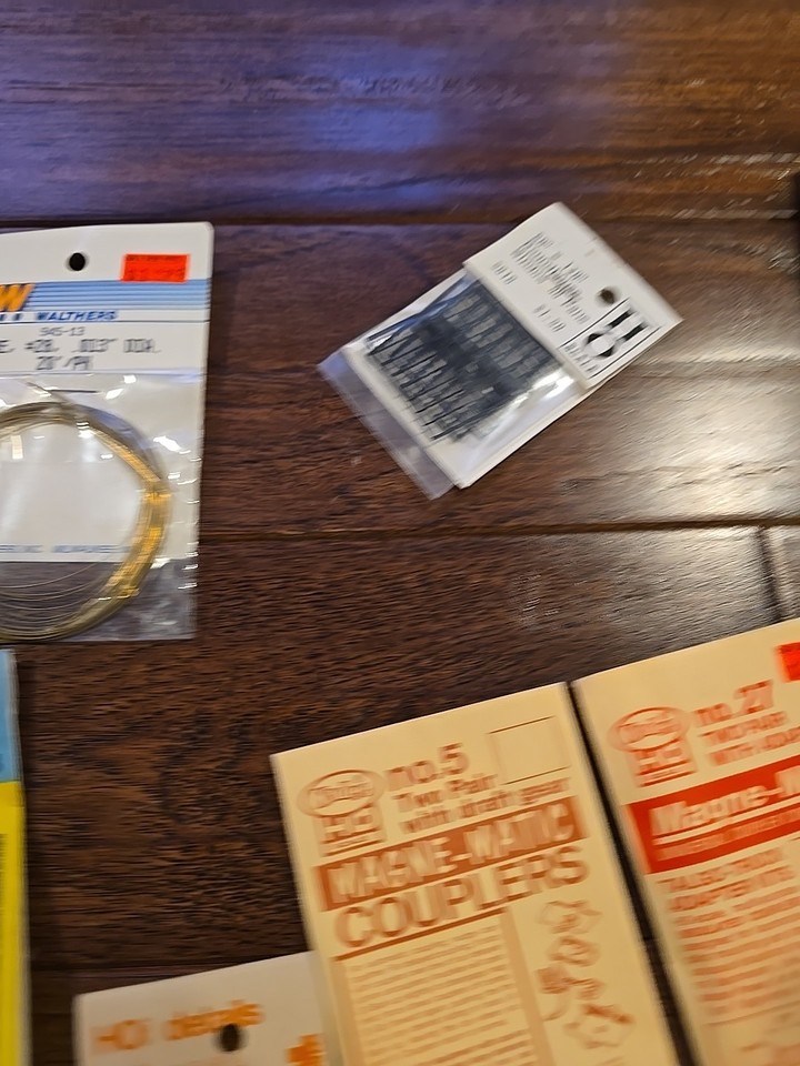 HO Huge Lot of Model Train Detail Parts, Accessories , 60+ New WALTHERS ...