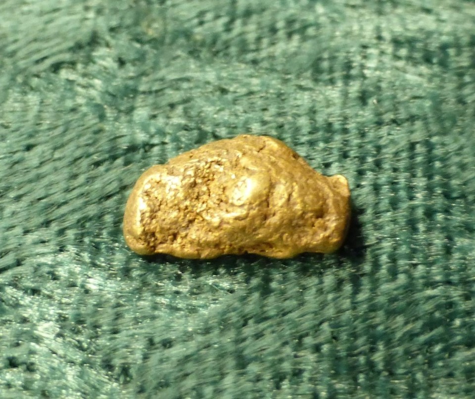 Oregon Gold Nugget, 1 Gram, Nice Eye Appeal, 1.0g Natural Gold Nugget ...