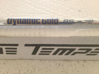 NEW TRUE TEMPER DYNAMIC GOLD 85 S200 PRO VSS .370 TIP IRON SHAFTS FREE ...