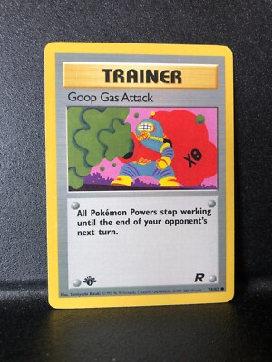 Pokémon TCG Goop Gas Attack Team Rocket 78 Regular 1st Edition Common ...