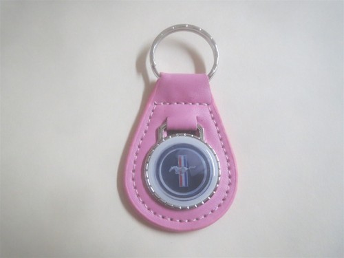 FORD MUSTANG STEERING WHEEL OR RIM TRIBAR HORSE EMBLEM KEYCHAIN PINK | eBay