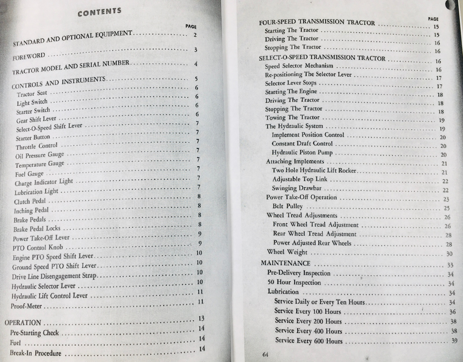 Ford 601D 801D 671 681 841 871 881 Diesel Tractor Operators Owners ...