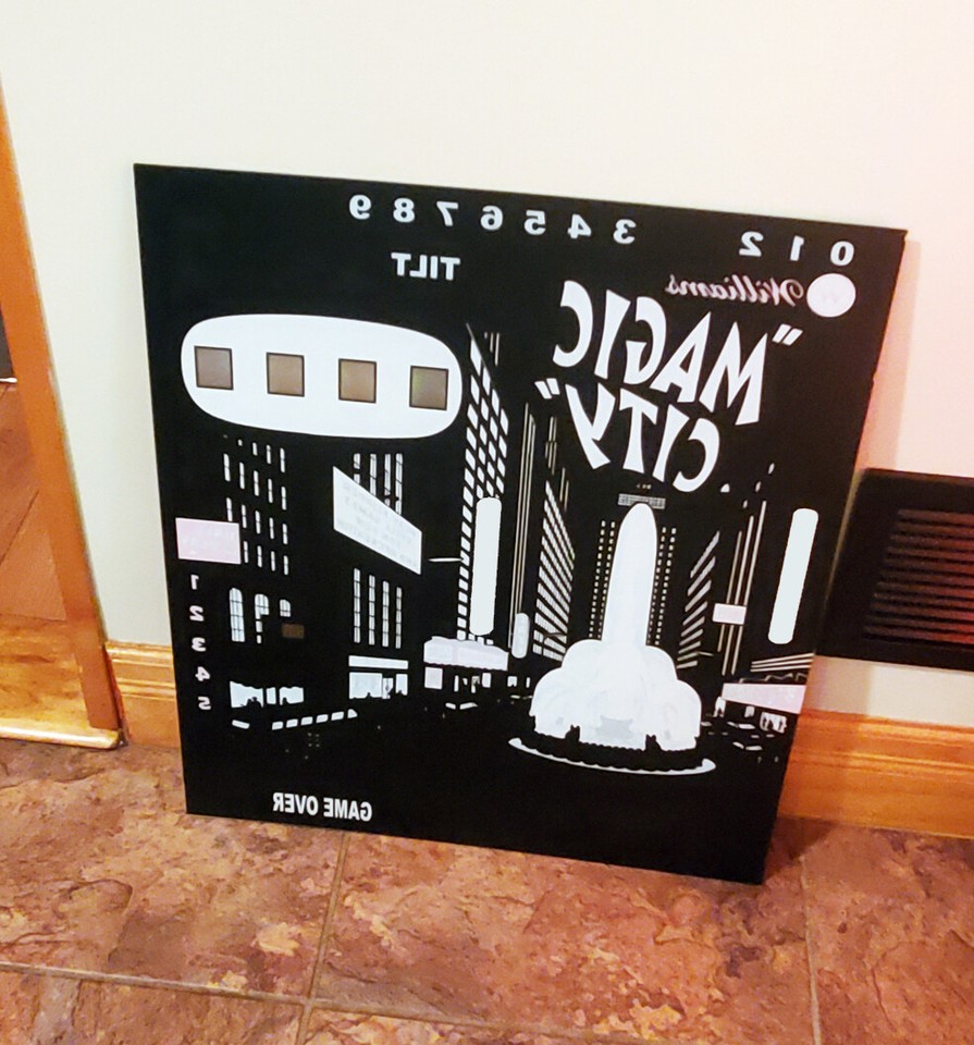 Williams 1967 MAGIC CITY Pinball Machine REPLACEMENT BACKGLASS | eBay