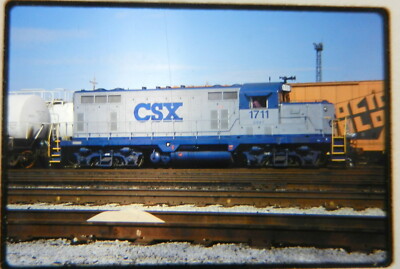 3 RR TRAIN Slide CSX GP-16 #1711 #1831 OH '89 & #1832 Kingsport TN '87 ...