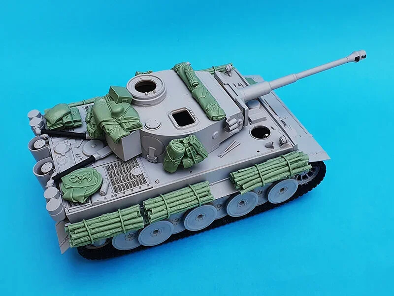 1/35 Resin Assembly Model Kit Tiger I Pz Kpfw VI Tank Accessories Set ...