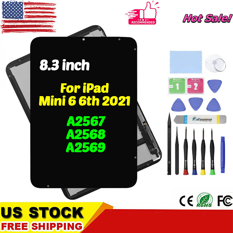 Screen Replacement for iPad Mini 6 6th 2021 A2567 A2568 A2569 LCD ...