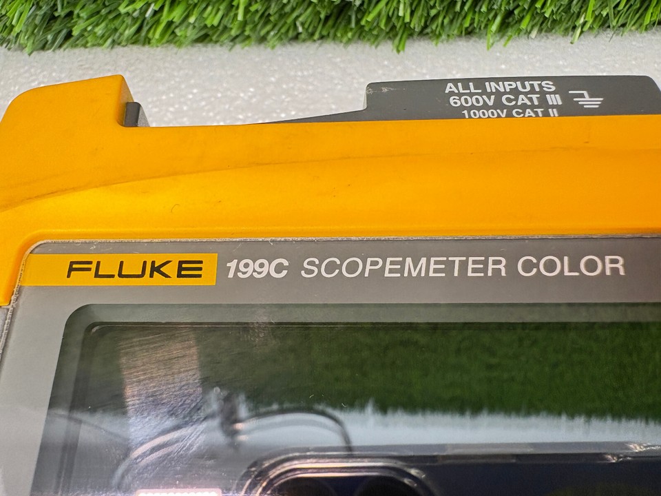 UNTESTED | Fluke 199C Scopemeter Color 200MHz 2.5GS/s Industrial ...