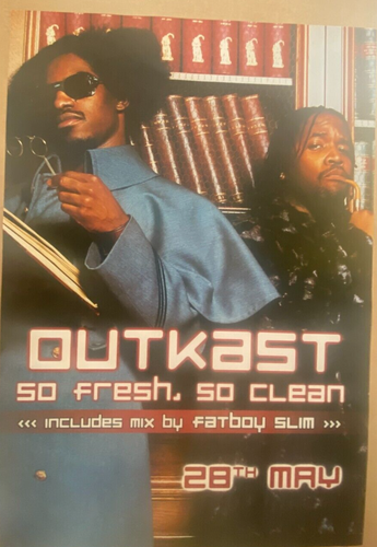 OUTKAST So Fresh, So Clean ORIG PROMO POSTER 2000 Ex Cond 48x70cm HIP ...