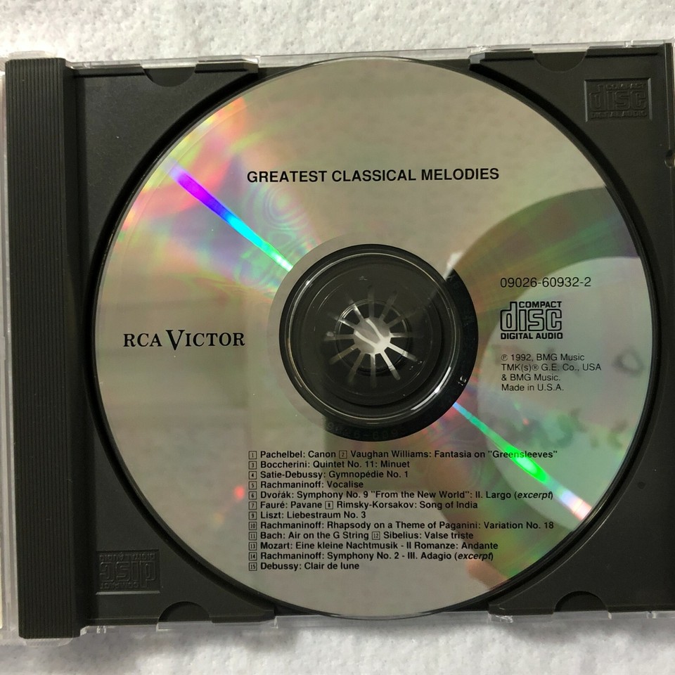 Greatest Classical Melodies CD Classical Music 1990s Compilation 15 ...