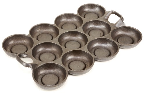 Vintage Early G. F. Filley No 10 Cast Iron Gem Baking Pan Restored ...