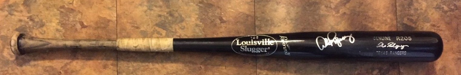 Texas Rangers ALEX RODRIGUEZ Signed Game Used Bat BECKETT BAS E06914 | eBay