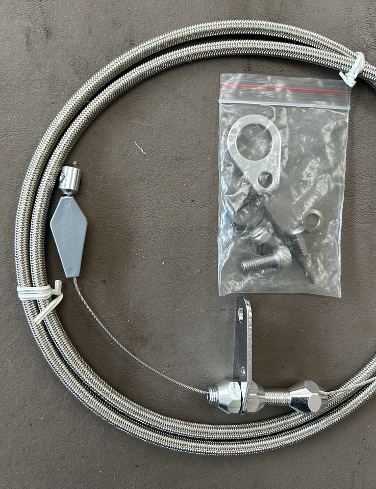 4l60 /700r4 Braided Kickdown TV Cable Kit Universal | eBay