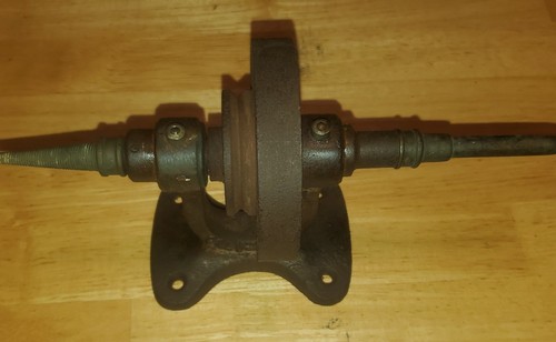 Clev-Dent Lathe, treadle powered, approximately a century old. Spins ...