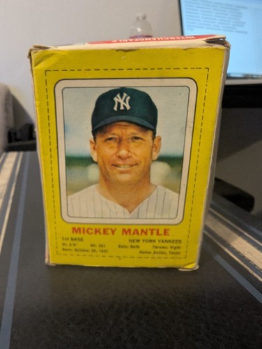 🔥1968 TRANSOGRAM MICKEY MANTLE W/Original Box. No Wrinkles,Creases on ...