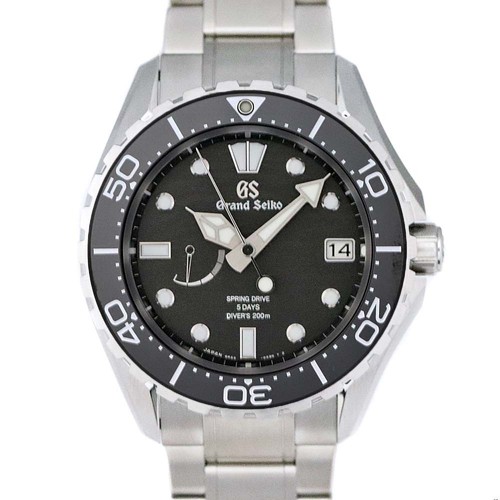 Grand Seiko SLGA015 9RA5-0AB0 Evolution 9 Collection Spring Drive Black ...