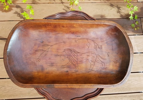 Vintage Rhodesian (Zimbabwe) Hand Carved Mukwa Wood Traditional ...