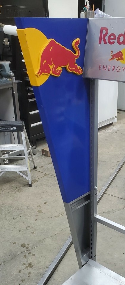 Red Bull Metal Display sign rare | eBay