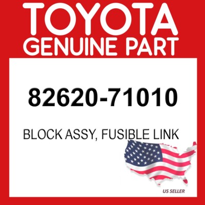 Toyota Genuine 82620-71010 Block Assy Fusible Link 8262071010 OEM | eBay