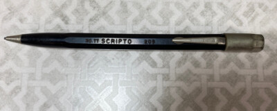 Vintage Scripto TT 209 Black Mechanical Pencil! Black, USA, Continuous ...