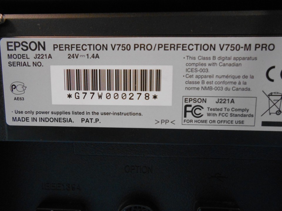 Epson Perfection V750 Pro Scanner -No power Cord | eBay