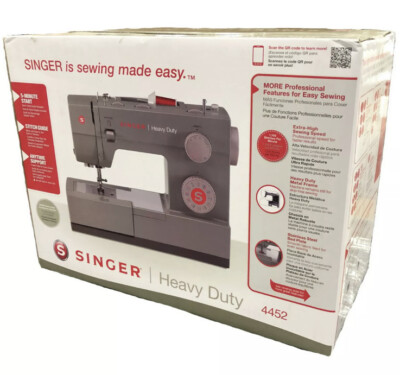 Singer Sewing Machine 4452 Heavy Duty with 32 Built-in Stitches | BRAND ...