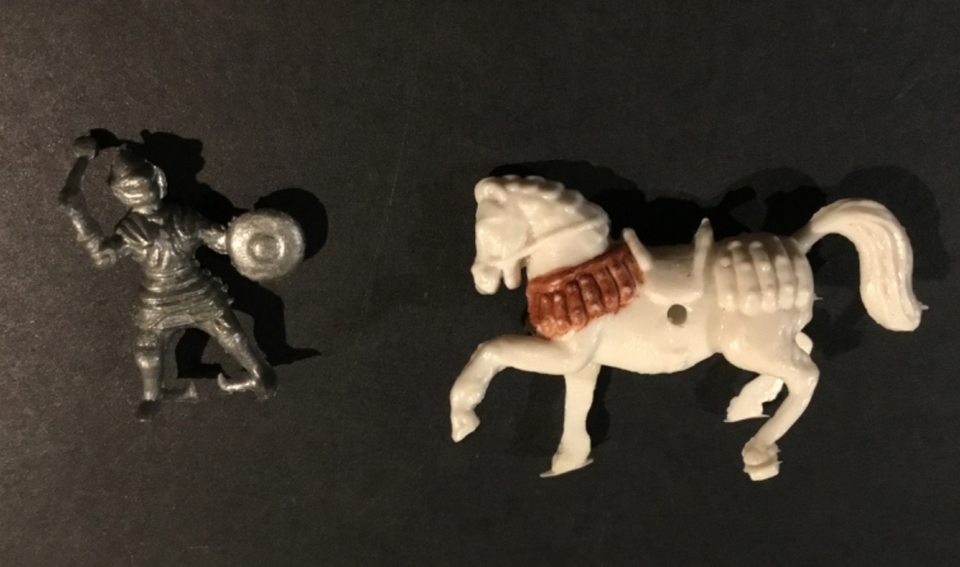 17 Vintage 1970s 1:72 HO scale 'Giant' plastic Knights from Hong Kong ...