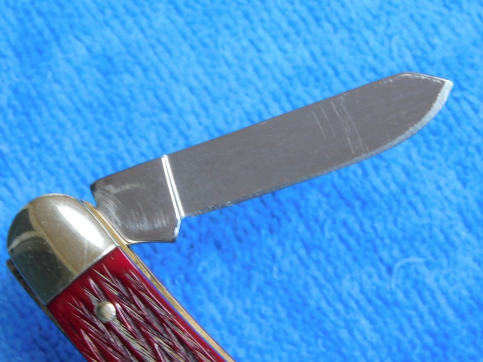 German Boker Tree Brand Solinger Stockman red Bone Knife | eBay