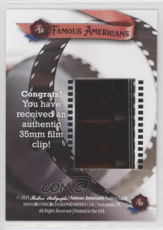 2021 Historic Auto Famous Americans Film Clips 16/50 Minnie Driver 0fr5 ...