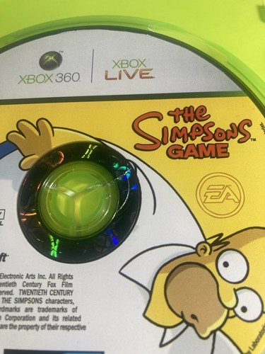 The Simpsons Game Xbox 360 (Microsoft, 2007) CIB w/Manual Tested | eBay