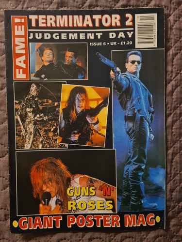 A.Schwarzenegger Terminator 2 Giant Poster Magazine 1991 | eBay