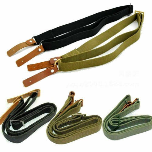 Tactical 2 Point Shoulder Rifle Gun Sling Strap Hunting Airsoft Bungee ...